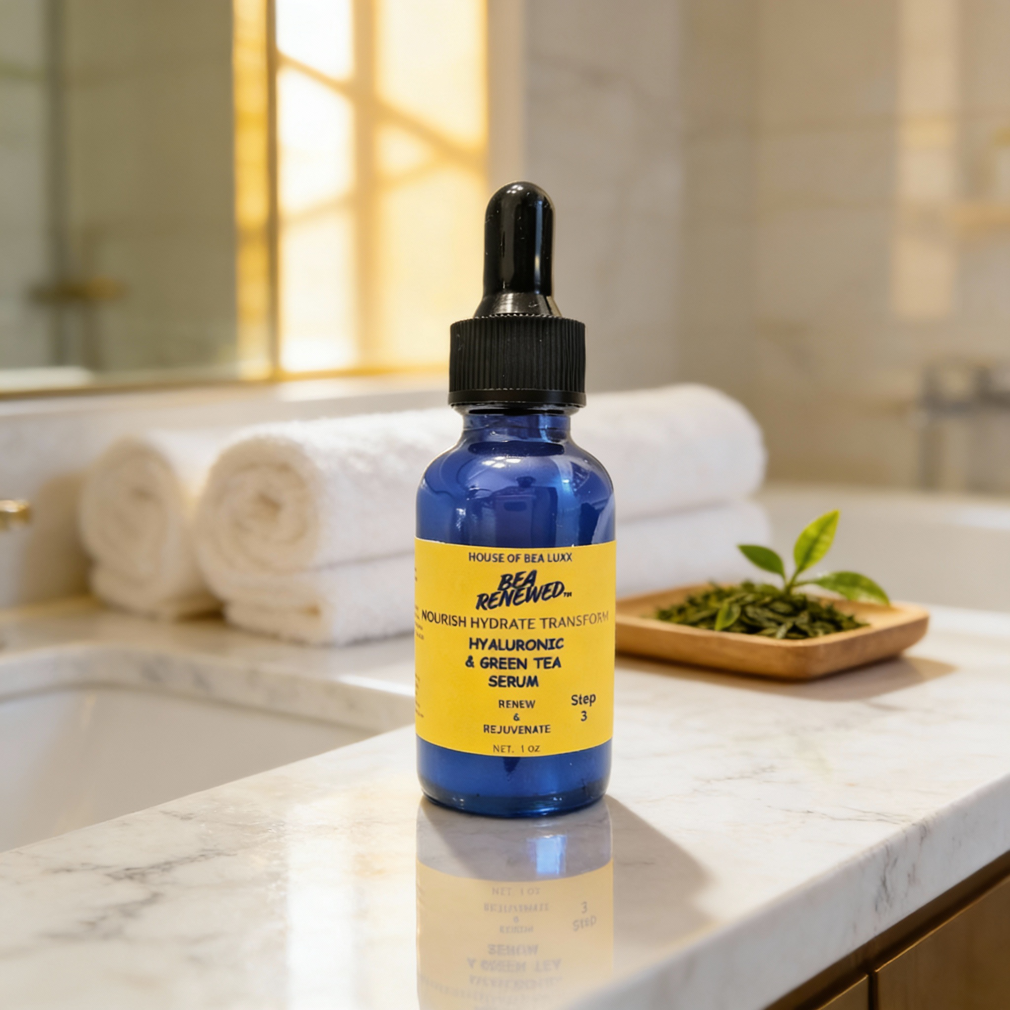 Hyaluronic & Green Tea Serum – Bea Renewed