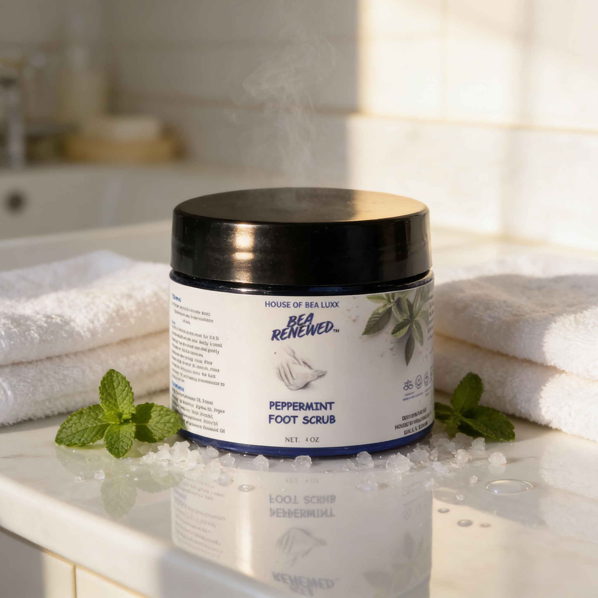 Peppermint Foot Scrub – Bea Renewed
